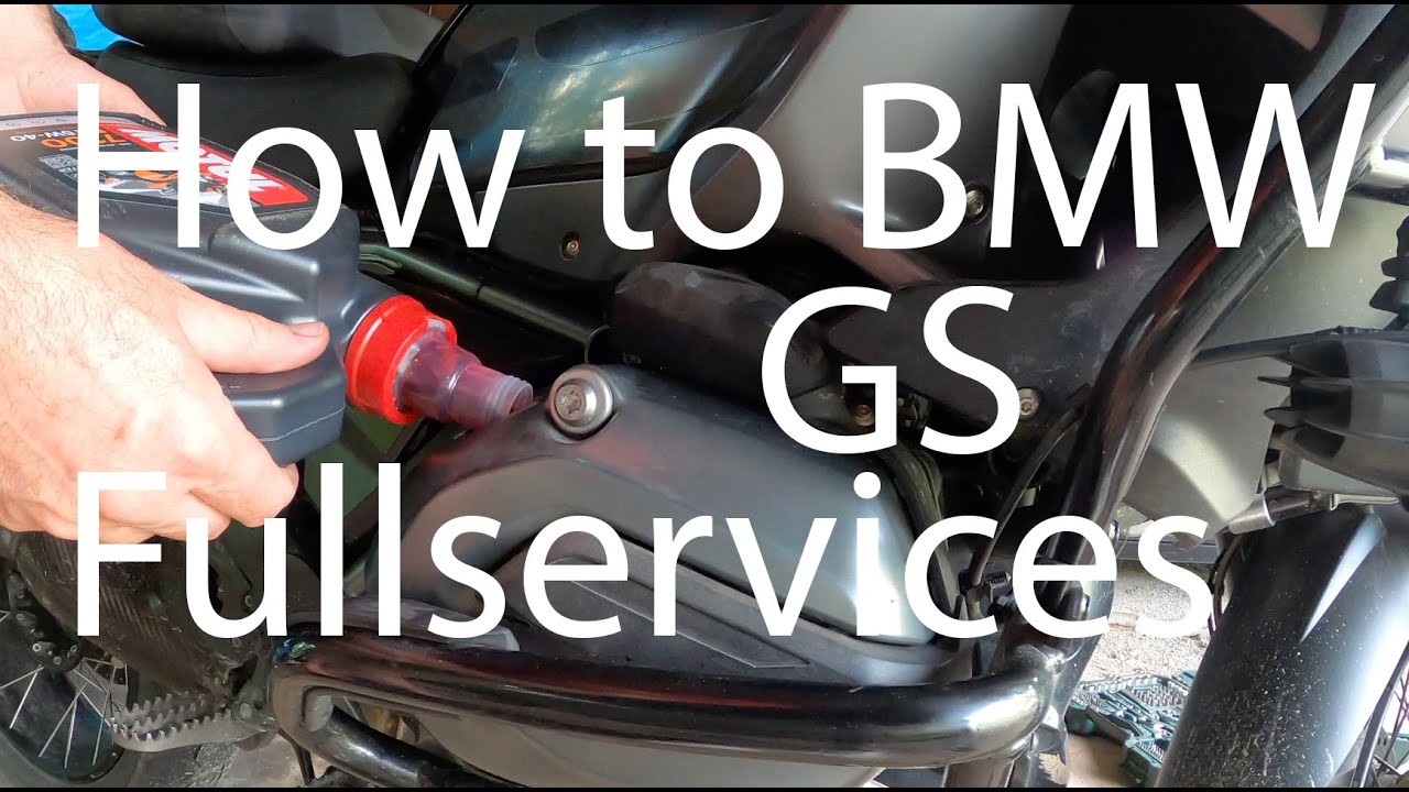 How to BMW R 1200 GS Full Services 80k Km - YouTube
