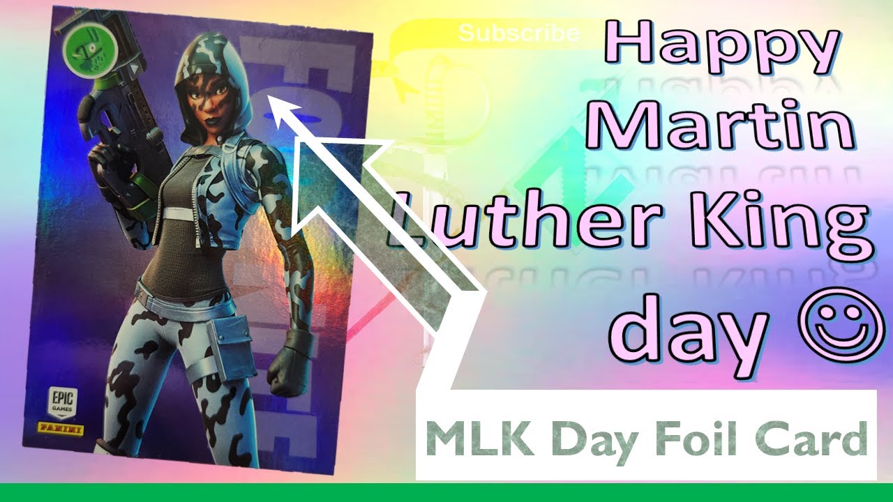 MLK Day Fortnite Card unboxing by NatorGreen7000 fourth video - YouTube
