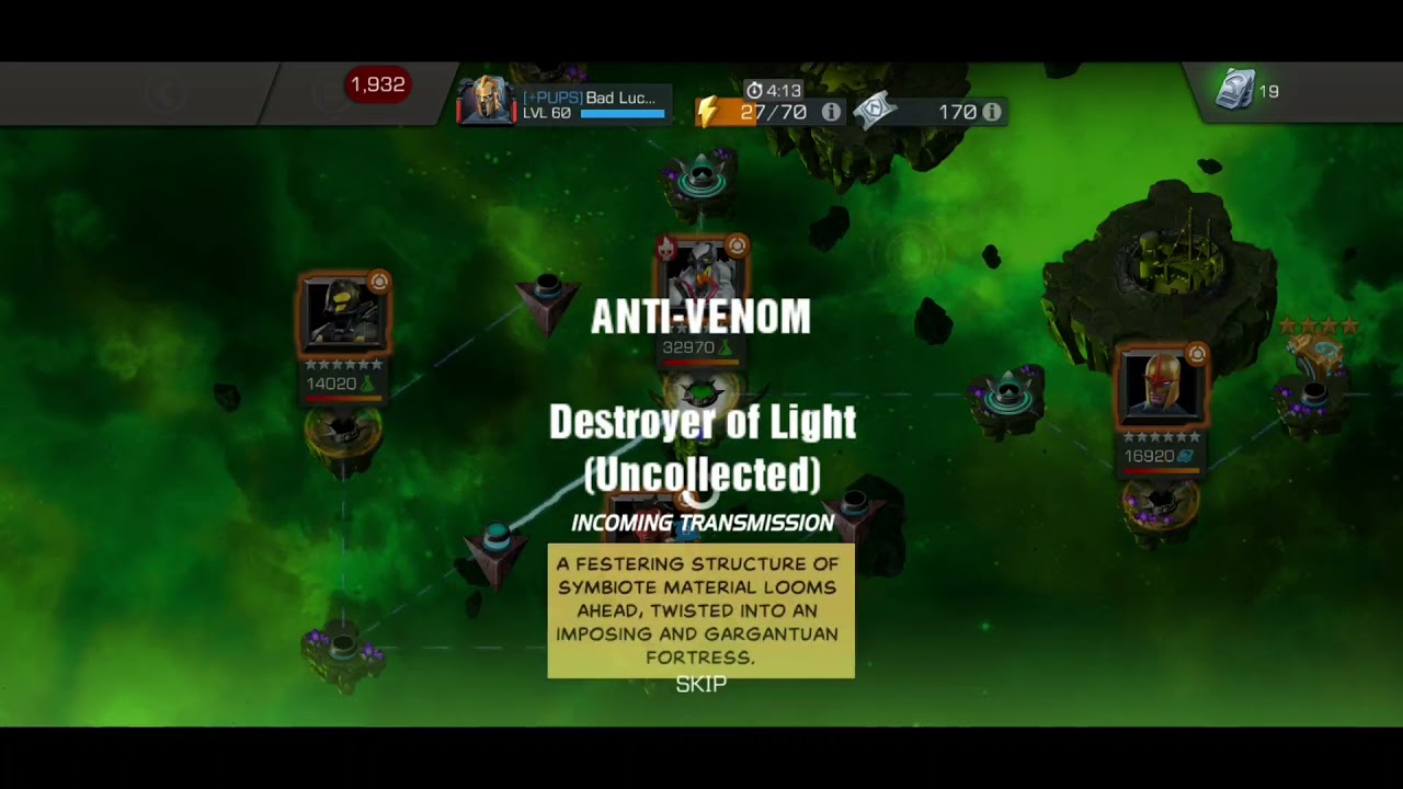MCOC Destroyer of Light (Uncollected) - Anti-Venom - How to fight ...