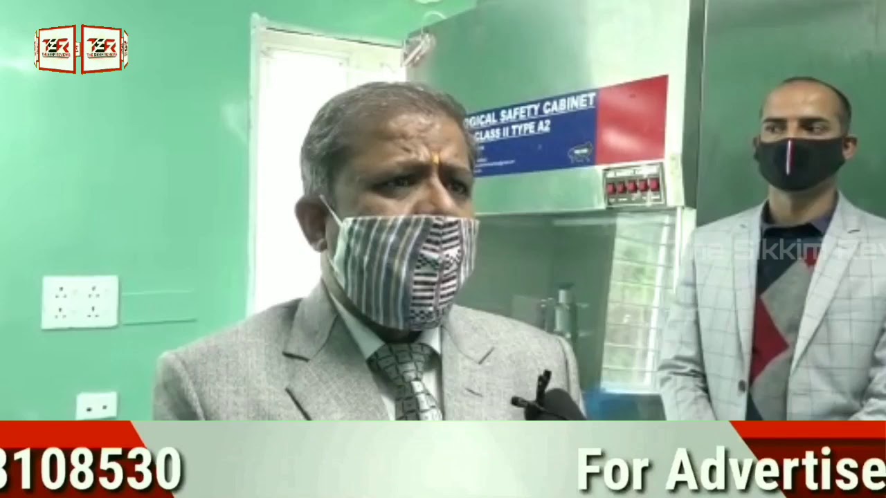 Health Minister Dr MK Sharma on inauguration of first Covid 19 lab ...