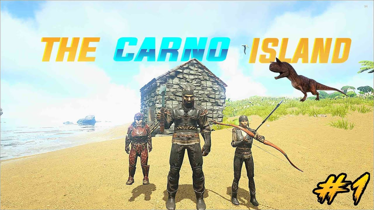 The carno island | New journey ark survival evolved #1 - YouTube