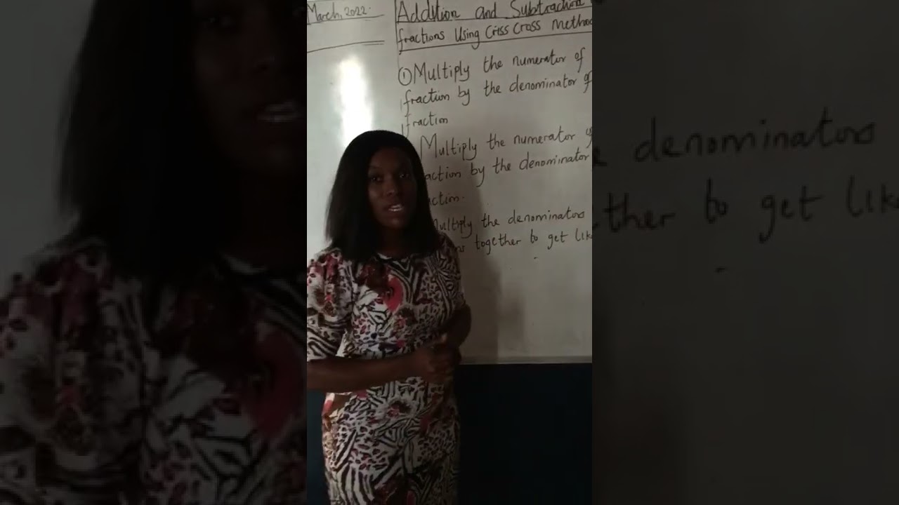 Addition And Subtraction Of Unlike Fractions Using CRISS CROSS METHOD Addition And Subtraction Of Unlike Fractions Using CRISS CROSS METHOD