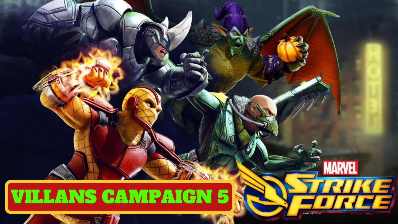 Marvel Strike Force Villans Campaign Chapter 5, Android Gameplay ...