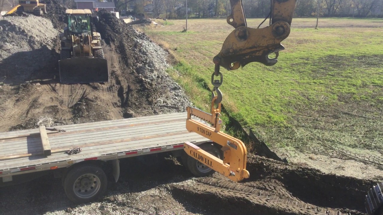 Pipe Lifter & 66" RCP - YouTube