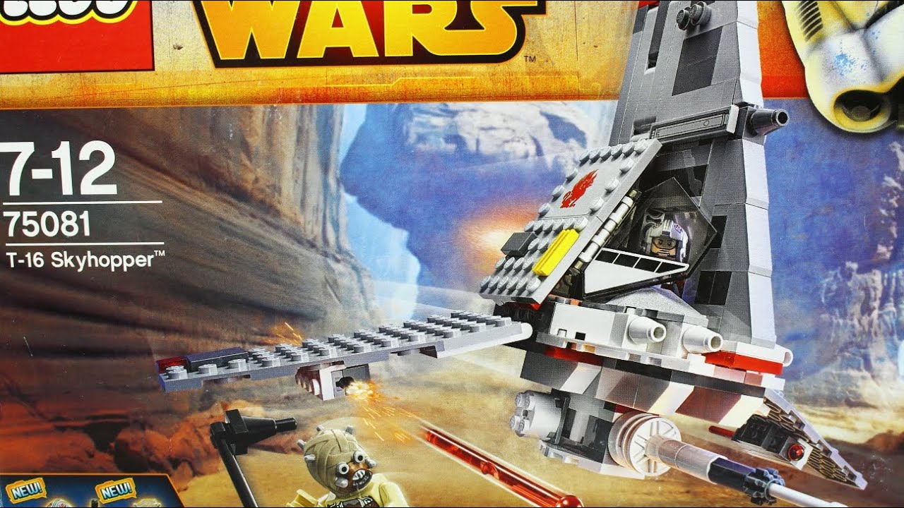 T16 Skyhopper - Lego Star Wars - 75081 - Recenzja - YouTube