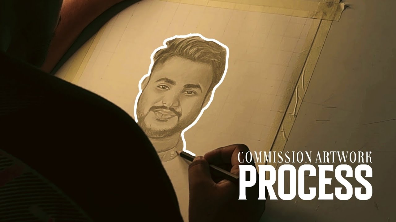 How I draw COMMISSION ARTWORK - YouTube