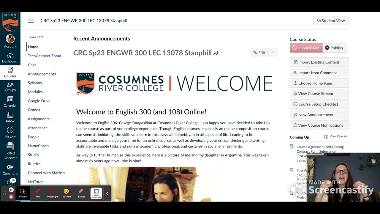 CRC Sp23 ENGWR 300 Introduction - YouTube