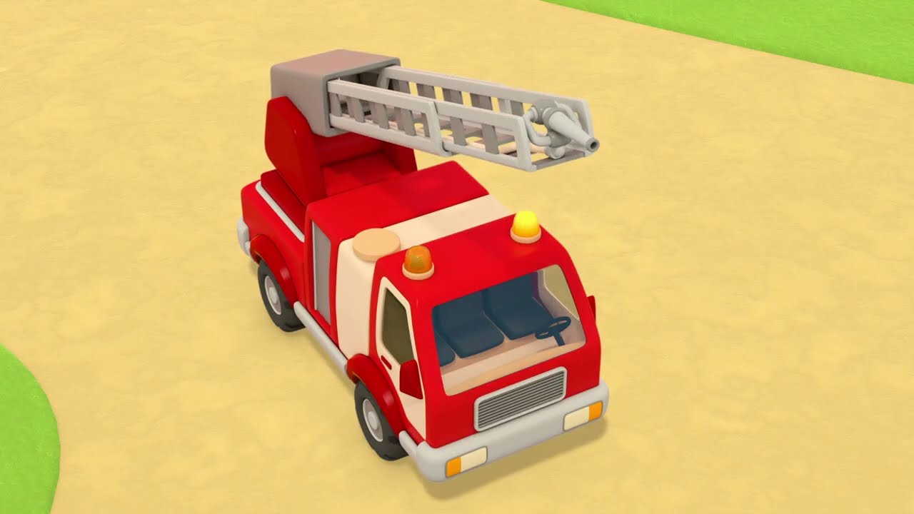 The Fire Truck song for kids | Sing with Lea the Truck - Nursery rhymes ...