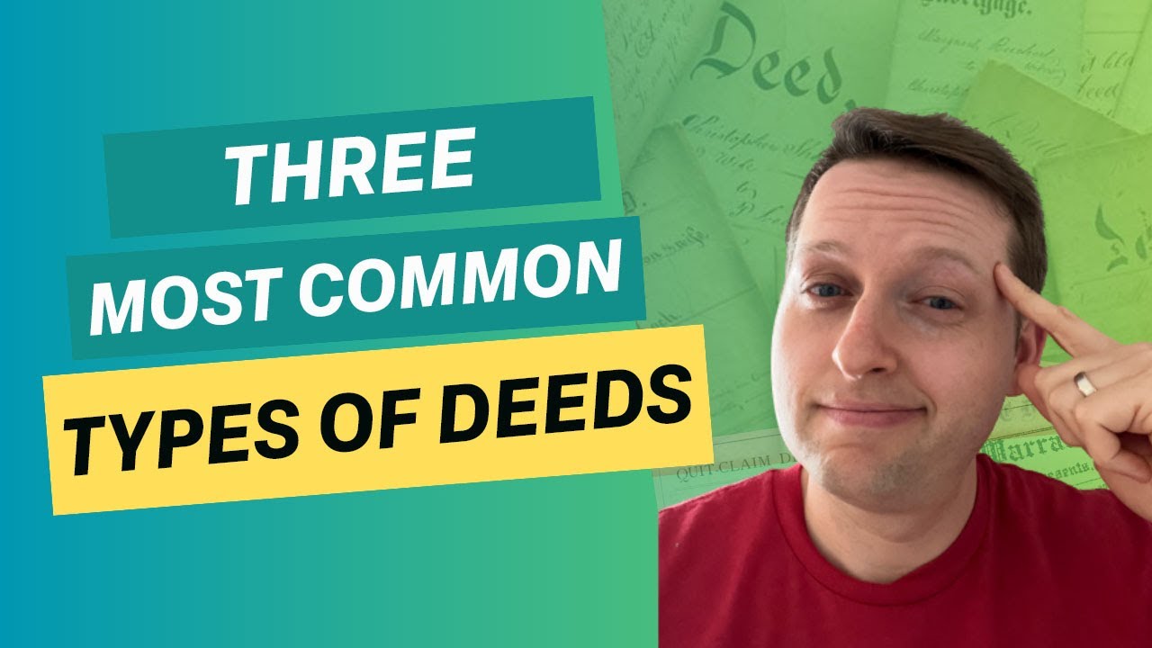 3 Common Deeds and What They Mean - YouTube
