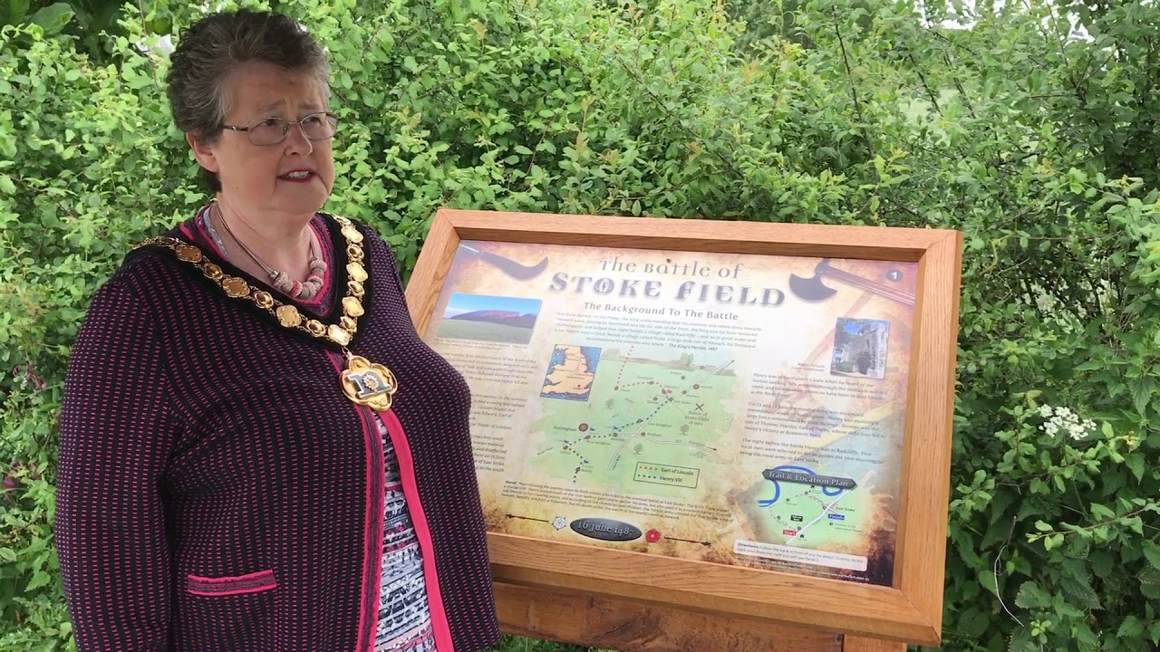 The Battle of Stoke Field history trail - YouTube