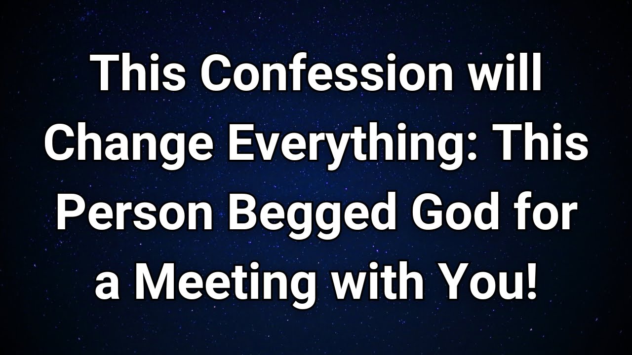 Angels say An Unforgettable Confession: Someone Asked God for You ...