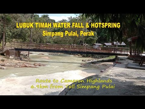 VLOG Lokasi Menarik Sekitar Ipoh || Lubuk Timah Waterfall & Hotspring ...