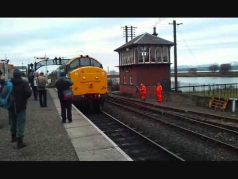 Class 37 906 Boness. - YouTube