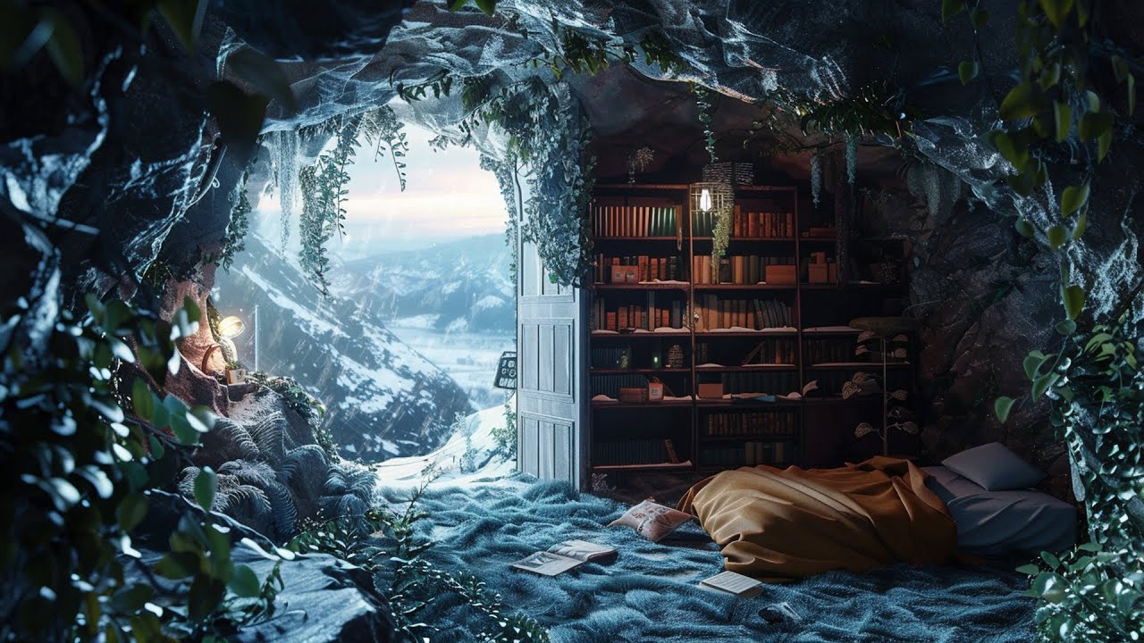 The Howling Chorus of Winter's Fury: A Crescendo of Wind and Snow in a ...