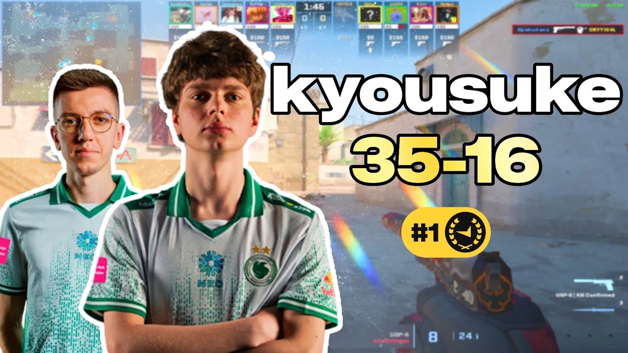 ☢️ KYOUSUKE 35-16 POV: FACEIT DOMINATION w/kyxsan (Dust2) | 5039 ELO ...