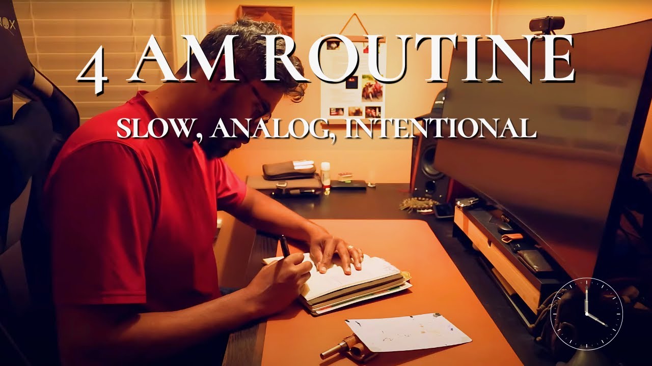 Why I Wake Up at 4 AM: My Slow and Intentional Morning Routine - YouTube