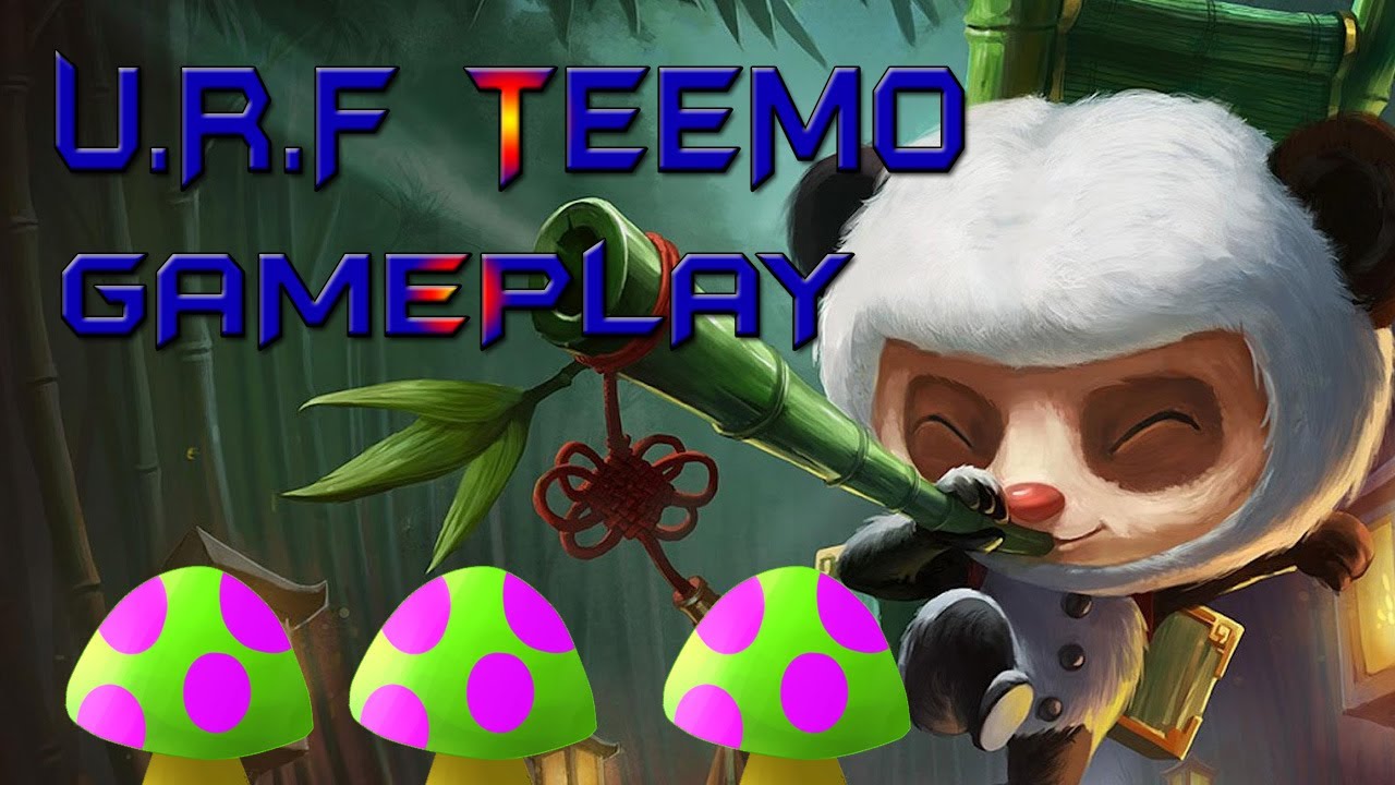 League of Legends - U.R.F Mode Teemo Gameplay Highlights! - YouTube