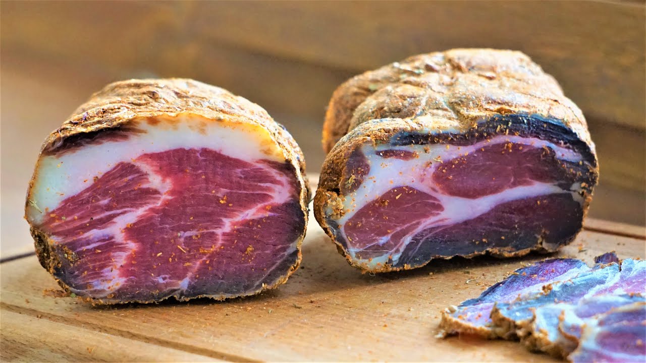 КАПОКОЛЛО (КОППА) / DRY-CURED PORK NECK (CAPOCOLLO) - YouTube