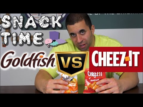 Goldfish VS Cheez-It - SNACKTIME SHOWDOWN - YouTube