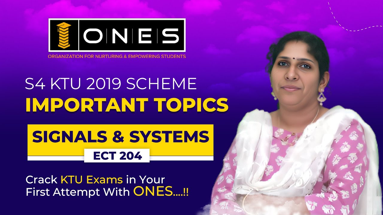 S4 KTU 2019 Scheme QP Solution | SIGNALS & SYSTEMS | ECT 204 ...