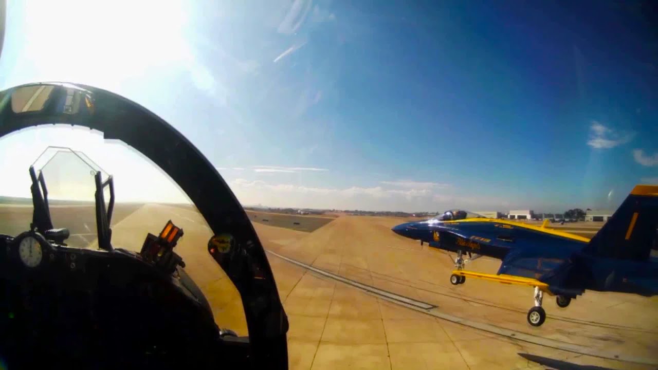 Blue Angels Diamond Take-off Half Squirrel Cage - Cockpit View (2013 ...