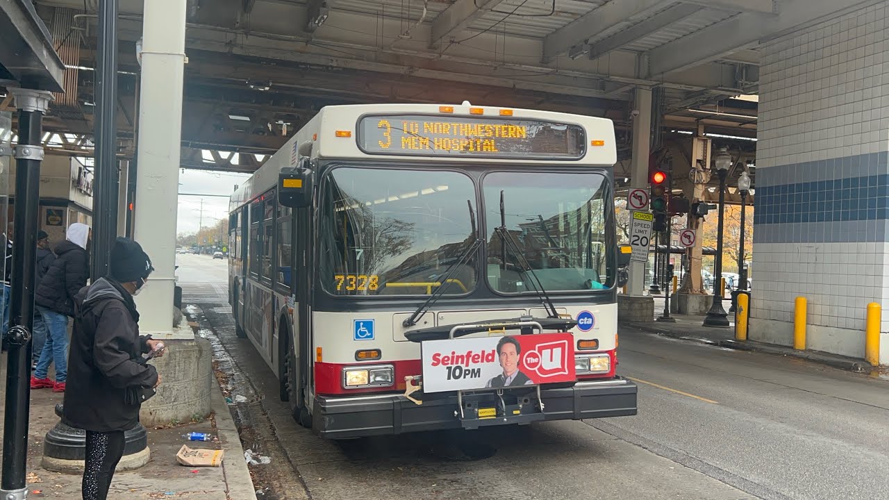 CTA Bus Ride 3 King Drive From 63rd Street To Madison/Wabash CTA New ...