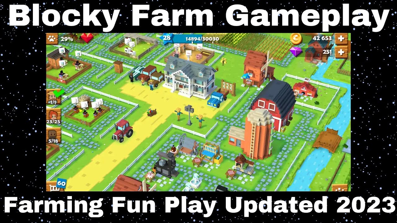 Blocky Farm Gameplay - YouTube