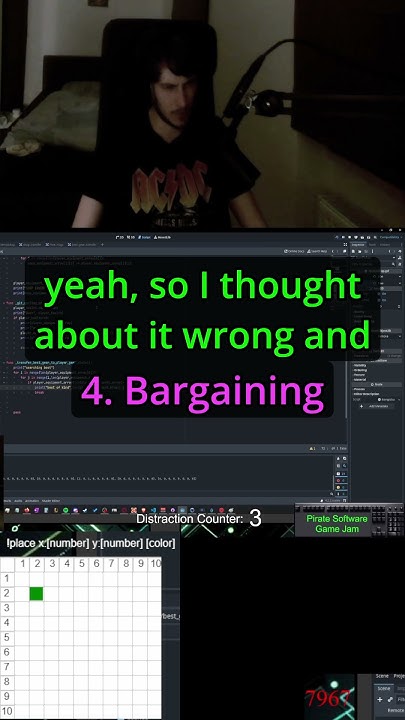 Programmer Stages of Grief #gamedev #programming #python #streamer #coding #twitch #highlights ...