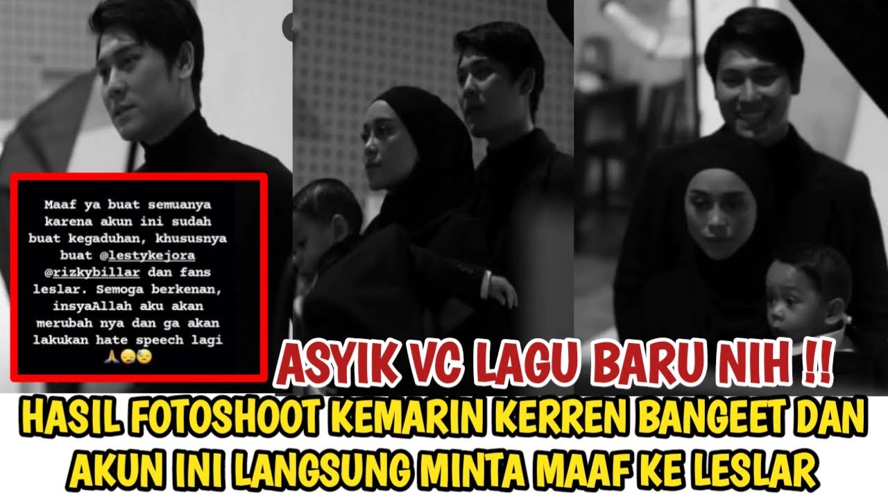 ASYIK 4 HARI LAGI INI HASIL FOTOSHOOT LESLAR SEPERTINYA VC LAGU BARU ...