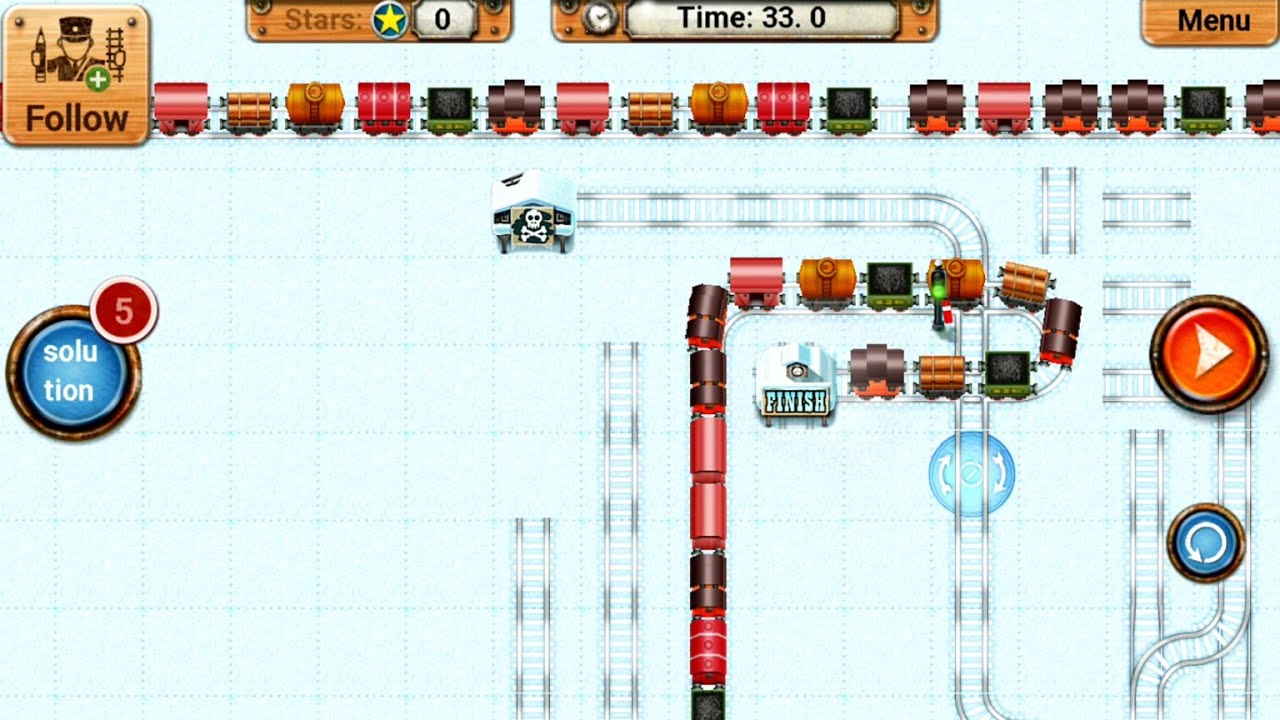 Train Track Maze The Rail Labyrinth | Train Game | Android Gameplay ...