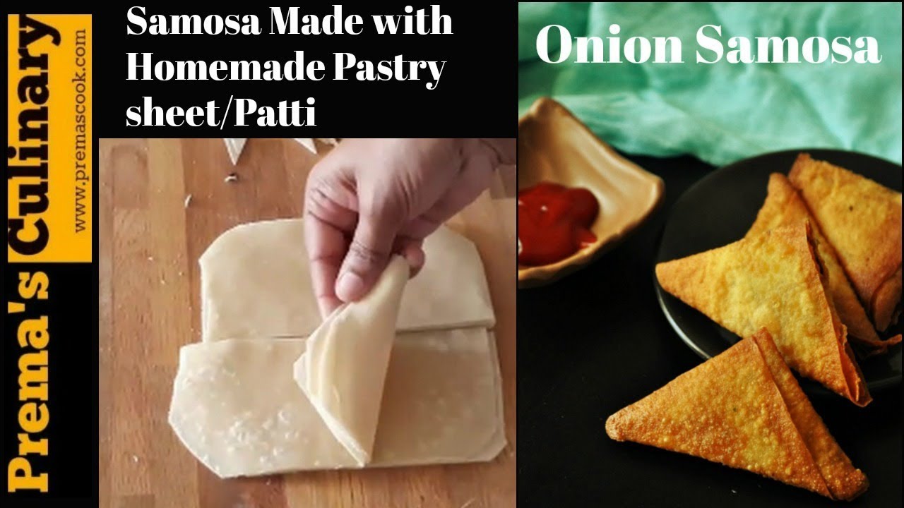 Onion Samosa Recipe with Poha, Irani Samosa Made From The Scratch ...