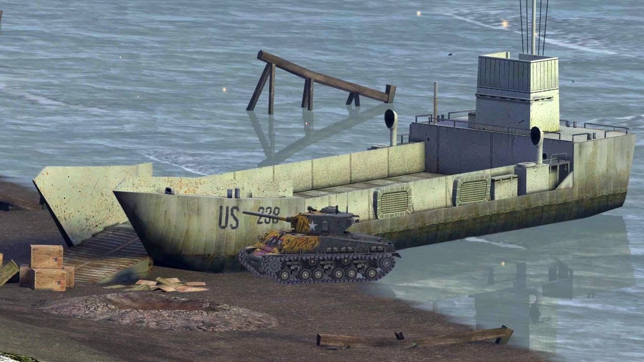 World of Tanks Blitz: The Battle of Normandy! (Bird's Eye view) - YouTube