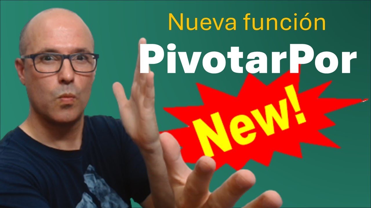 FUNCIÓN PIVOTARPOR en #excel - NUEVO!! - YouTube
