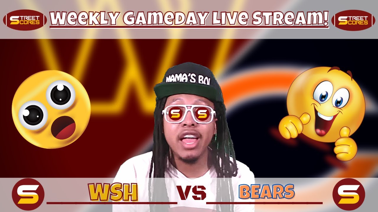 🏈 Commanders vs Bears LIVE ANALYSIS STREAM! Week 6 2022 Season! CB WJ3 ...