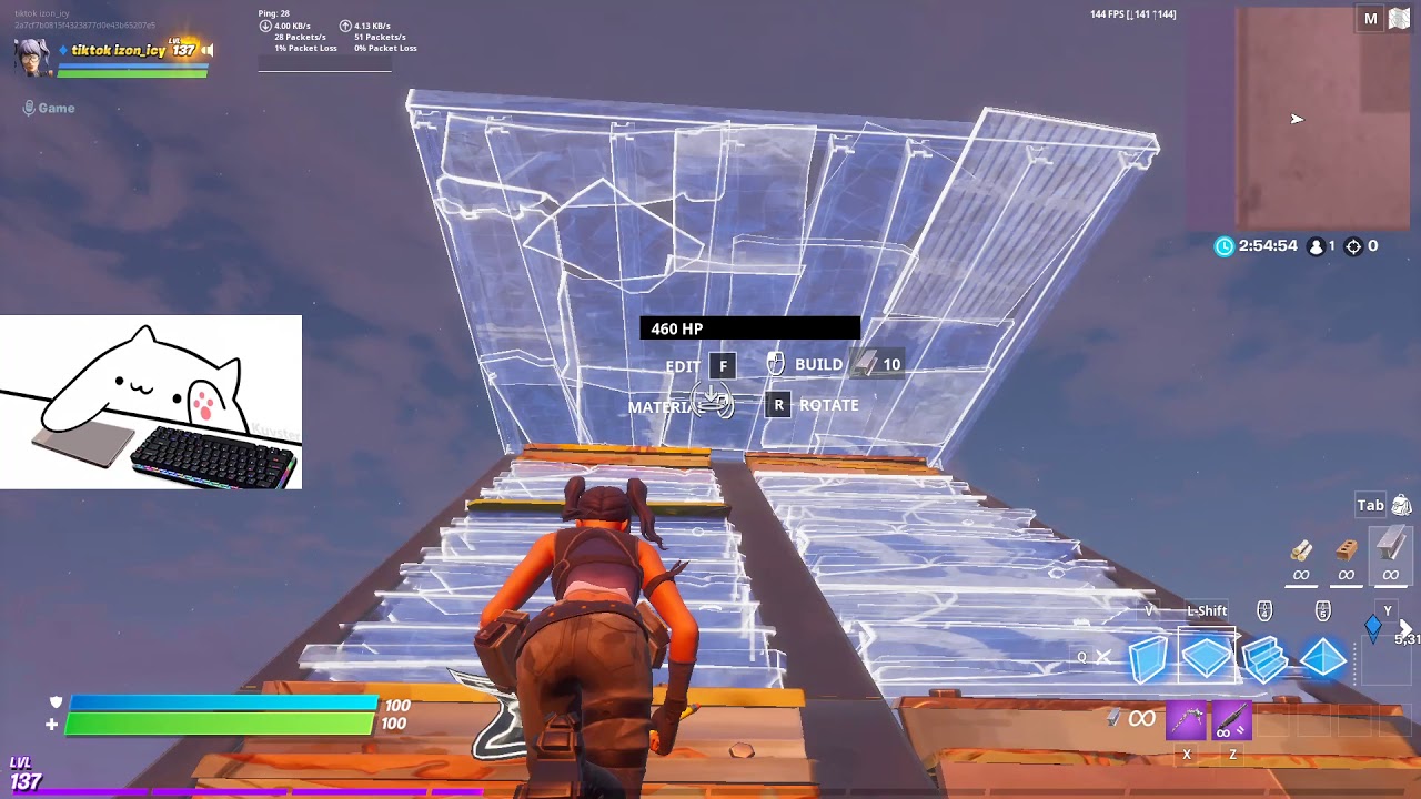 Fortnite Building with Lofi Blueberry Faygo. - YouTube
