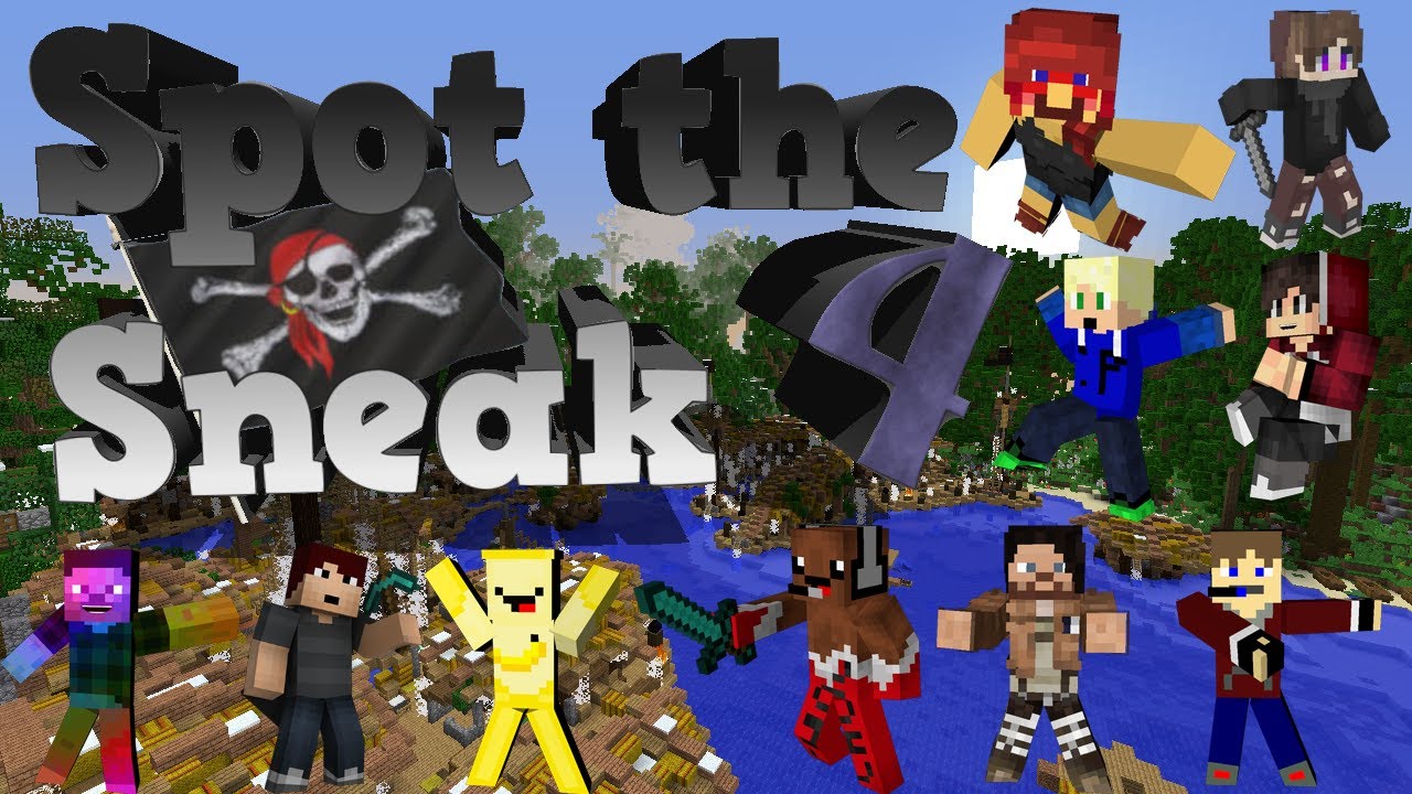 Minecraft Spot the Sneak 4 Episode 1 I Want To Be a Follower - YouTube