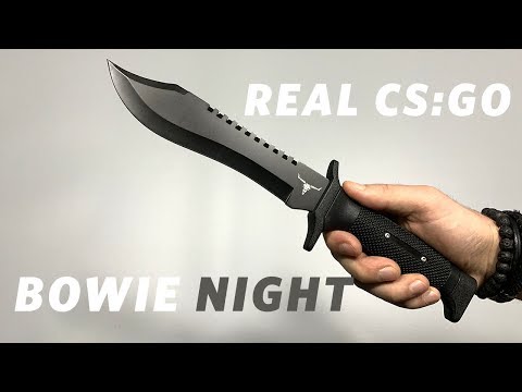 REAL CS:GO KNIVES - Bowie - Night - KNIFY