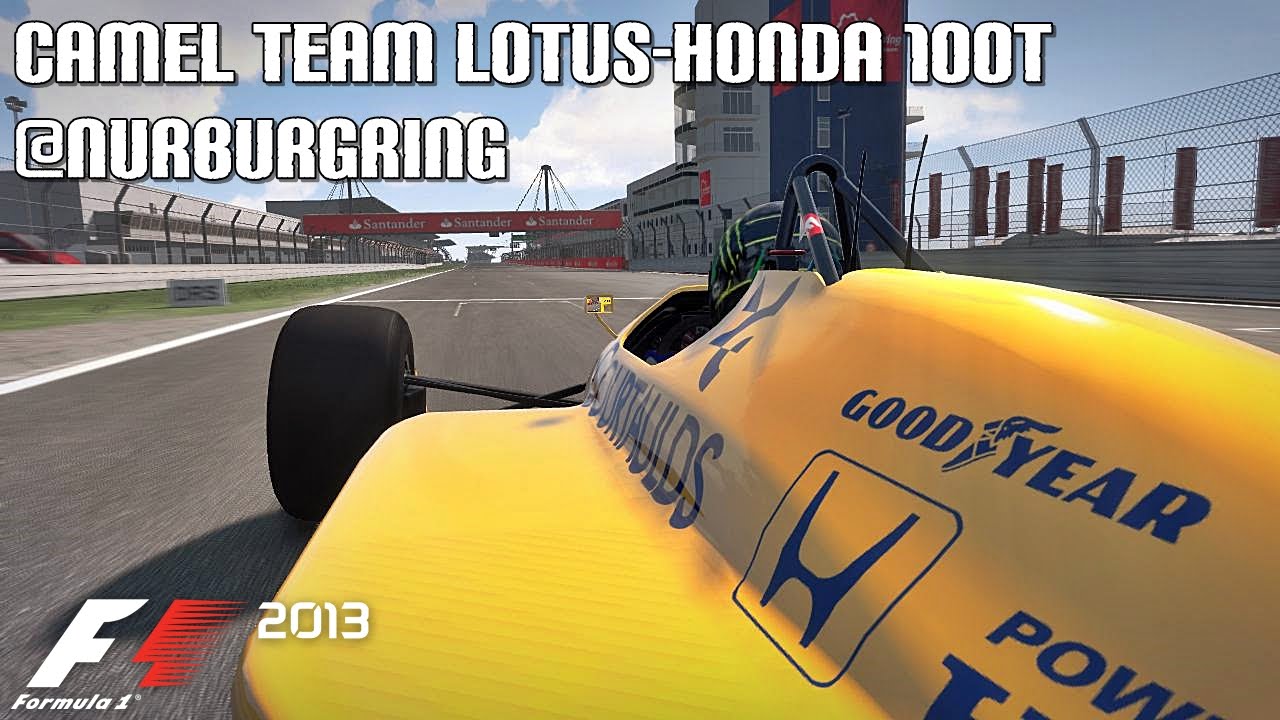 [F1 2013 - Classic Cars] Camel Team Lotus-Honda 100T @Nurburgring ...