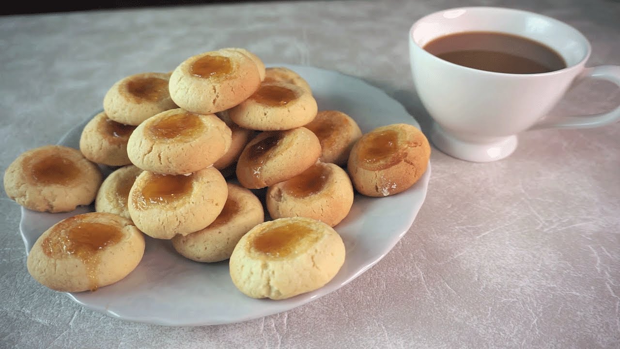 Galletitas Pepas caseras | Thumbprint cookies - YouTube