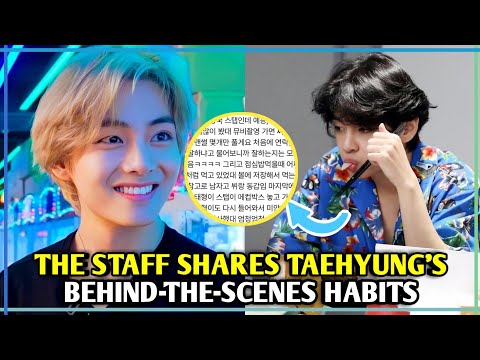 BTS Taehyung's Eating Habits Behind The Set Were Revealed By The Staff