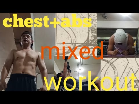 Chest+Abs Mixed Workout - YouTube