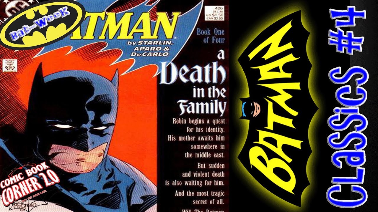 Batman Classics #4: Batman #426 - A Death in The Family Book 1 (1988 ...