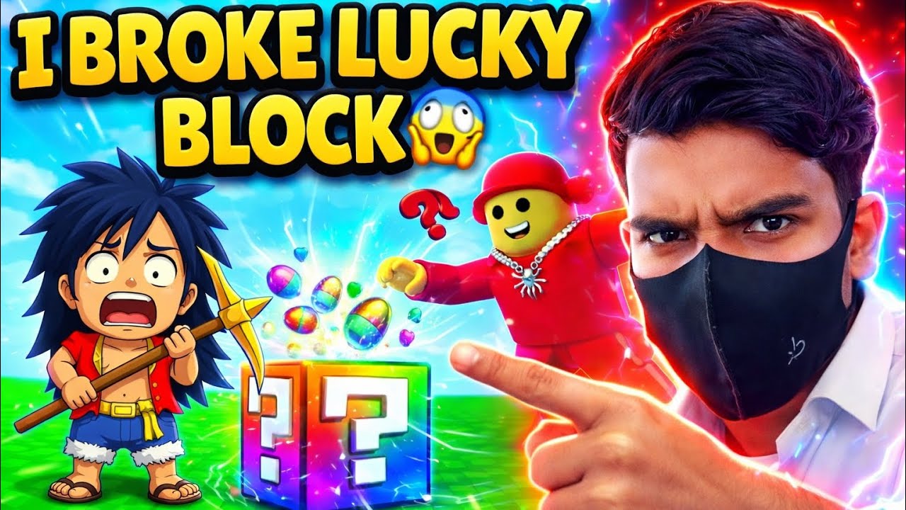 I BROKE LUCKY BLOCK With ADMIN ABUSE |🤯 Roblox Break a Lucky Block ...