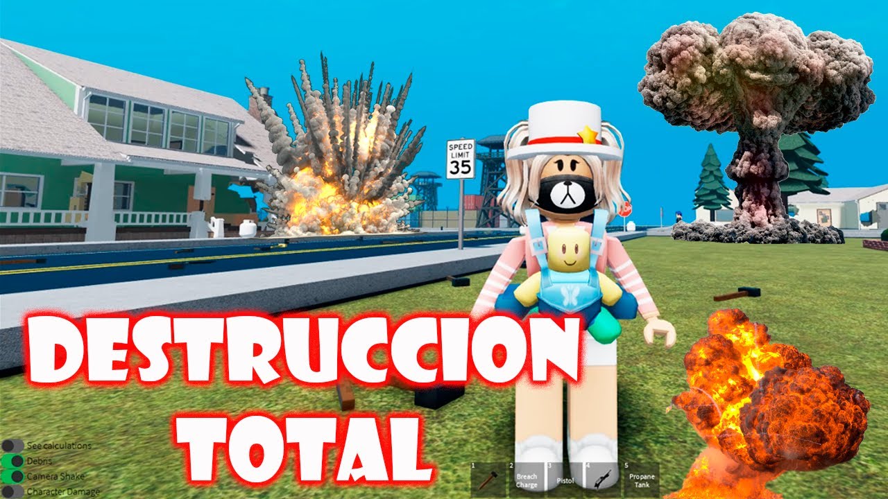 Salvando al Bebe de la Destruccion Total en Roblox / Destruction ...
