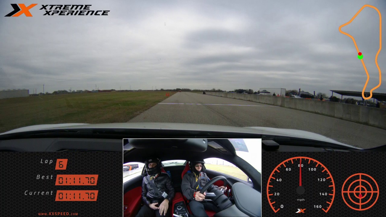 Xtreme Xperience cockpit/track split view overlay track R8 V10 - YouTube