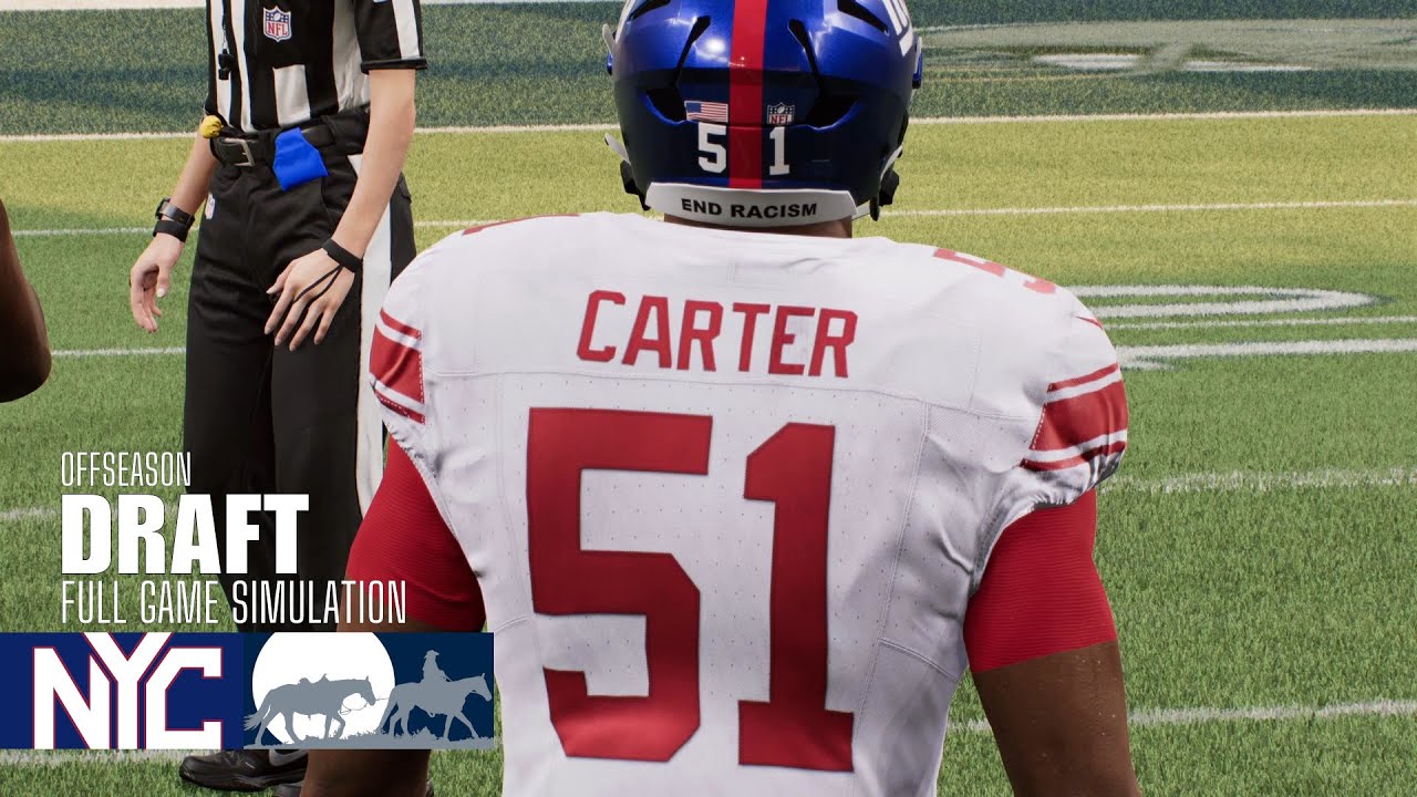 Abdul Carter | Giants vs. Cowboys | Madden NFL 25 Simulation | 2025 NFL ...