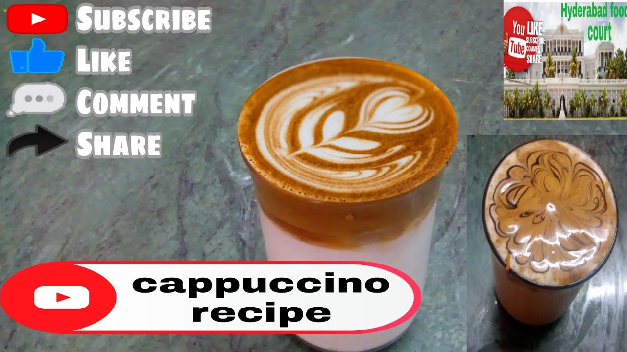 cappuccino coffee | 3 ingredients cappuccino recipe | homemade ...