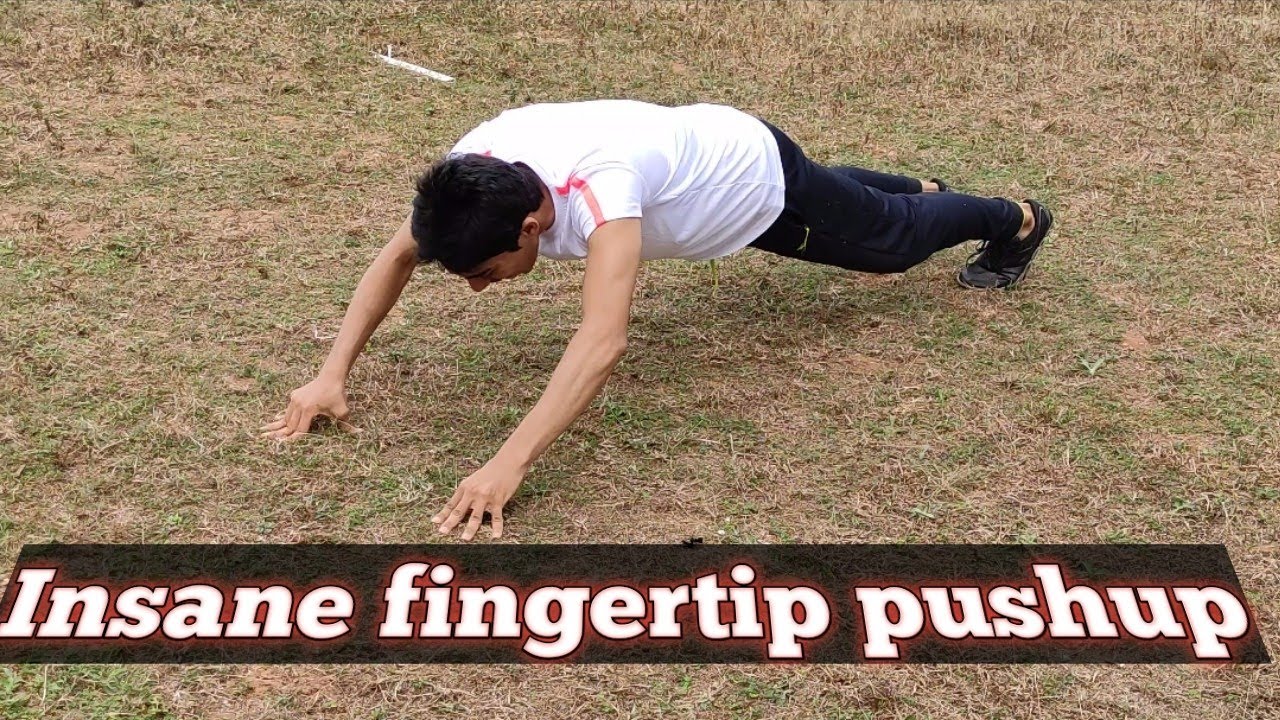 Insane Fingertip Push up variations - YouTube