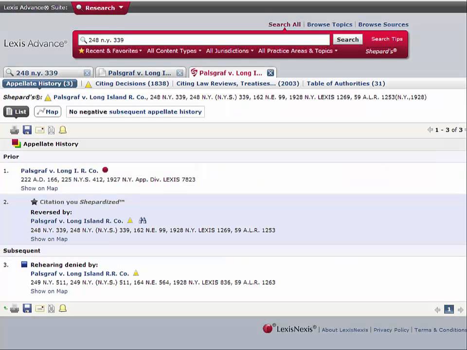 Lexis Advance - Introduction for First Year Law Students - YouTube