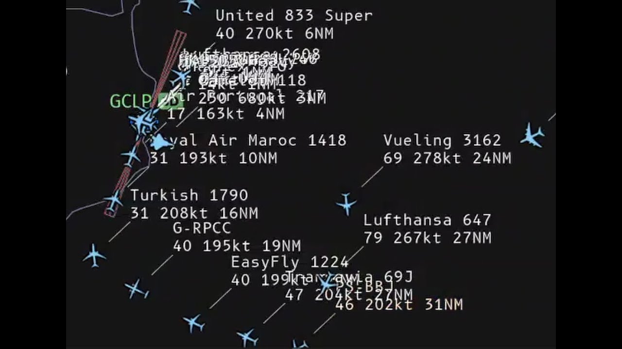 Gran Canaria Airport Approach Time Lapse | Infinite Flight - YouTube